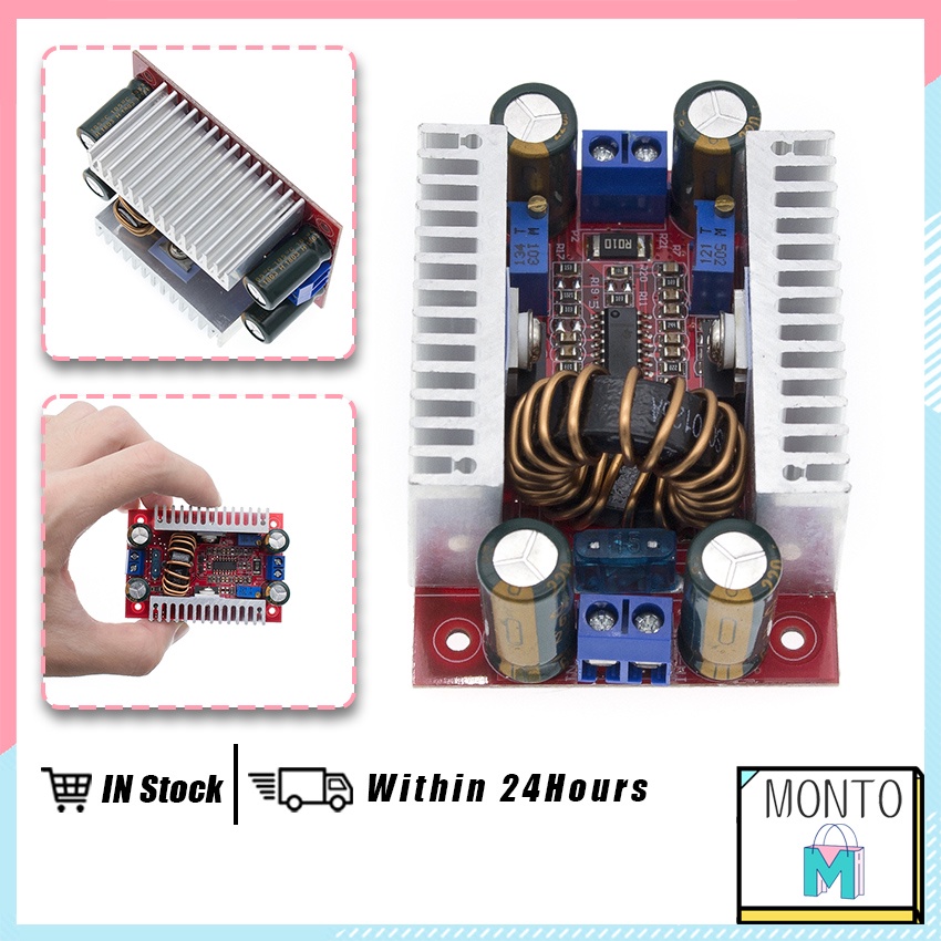 DC 400W 15A module Step Up Boost Converter DC 12V24V to 36V48V Constant ...