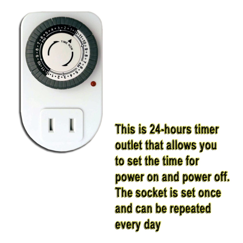 Ebike Timer Socket 24 Hours Electrical Machinery Time Wall Plug Switch Digital Cyclic Timer