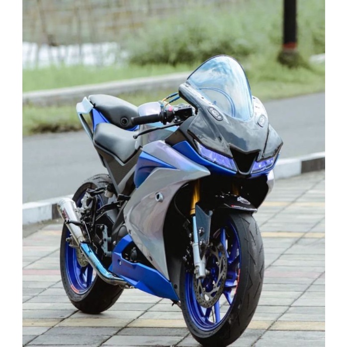 WINDSHIELD VISOR R15 FULL JENONG TYPE V3 & V4, 3MM THICK FREE LIST ...