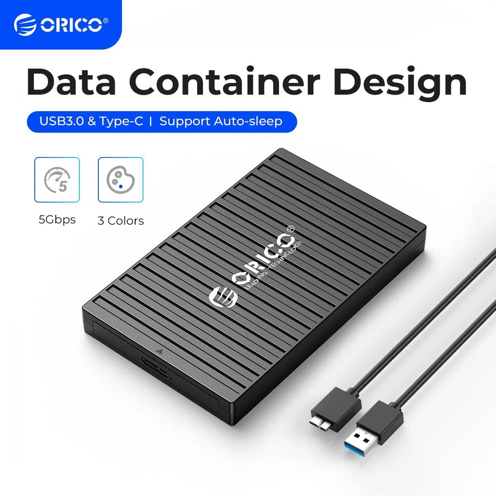 ORICO 2.5 Inch USB3.0 & Type-C 5Gbps HDD Case Data Container Design ...