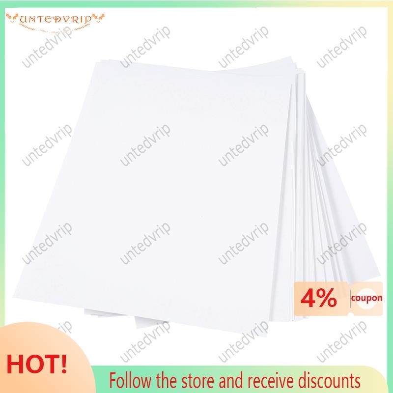 【untedvrip】 Premium Printable Waterproof Vinyl Sticker Paper for Inkjet ...