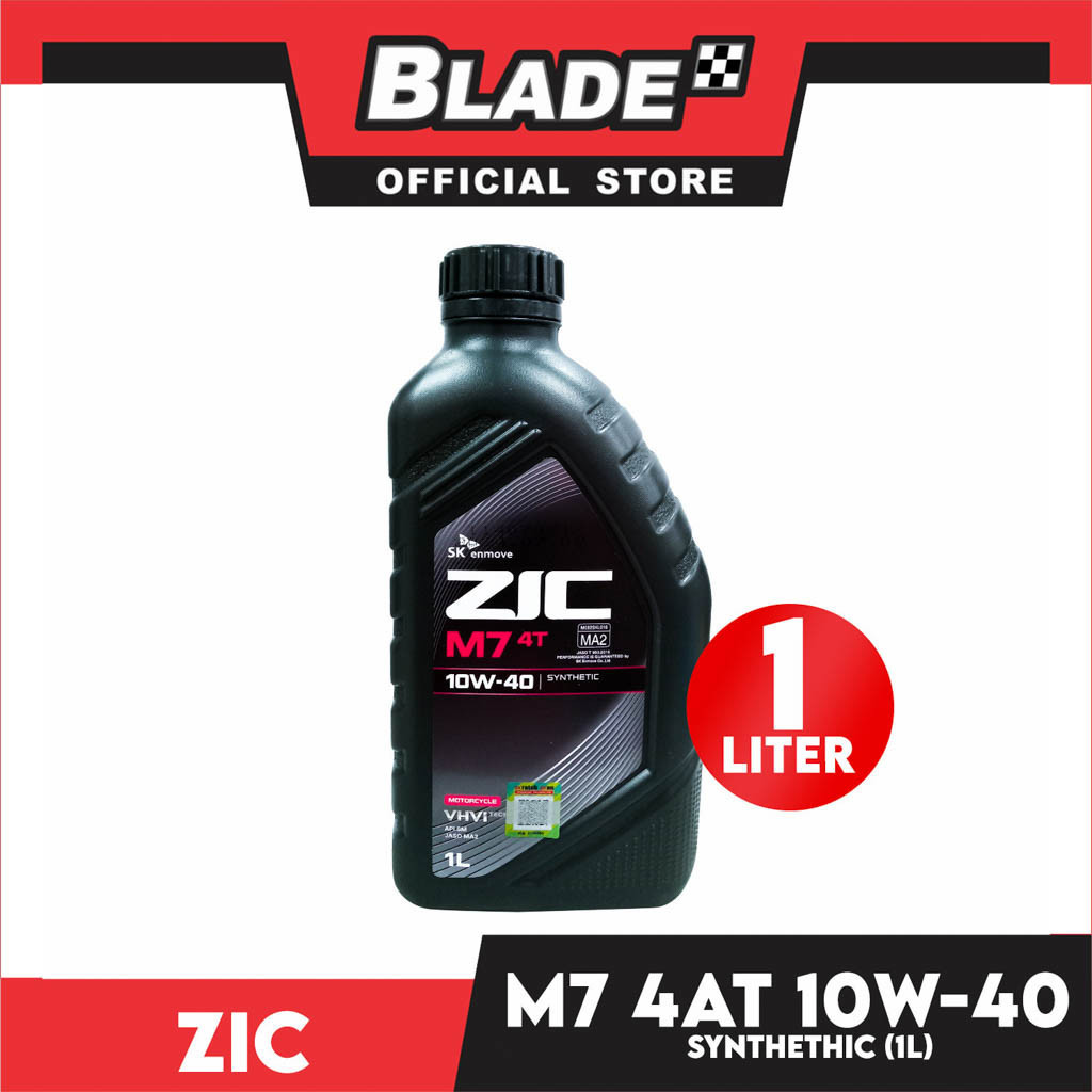 SK Zic M7 4T 10W-40 Synthetic For Motorcycle 1Liter | Shopee Philippines