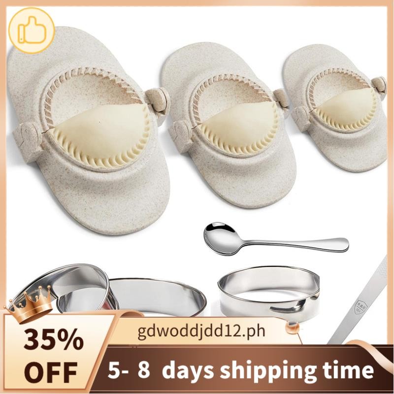 Empanada Maker Press, 6 Inch Extra Large Dumpling Maker Set with Dough ...