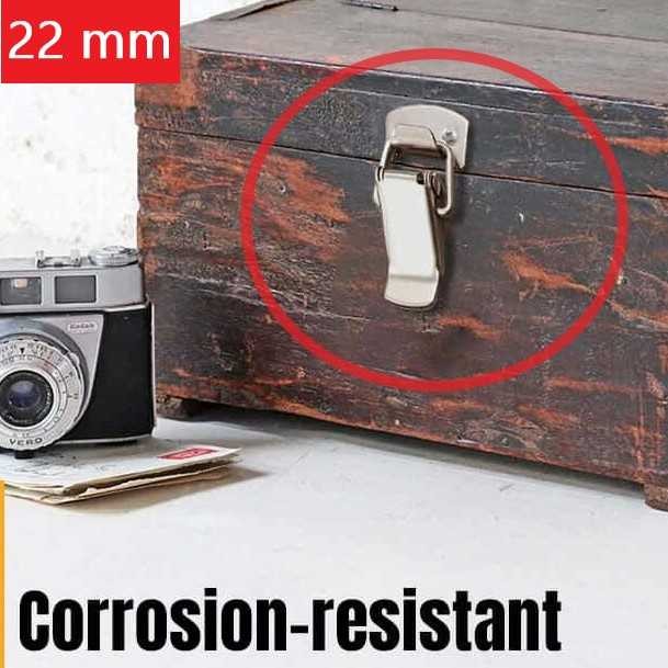 Uxcell Spring Weighted Lock Stainless Steel Suitcase Hasp Crate Lock ...