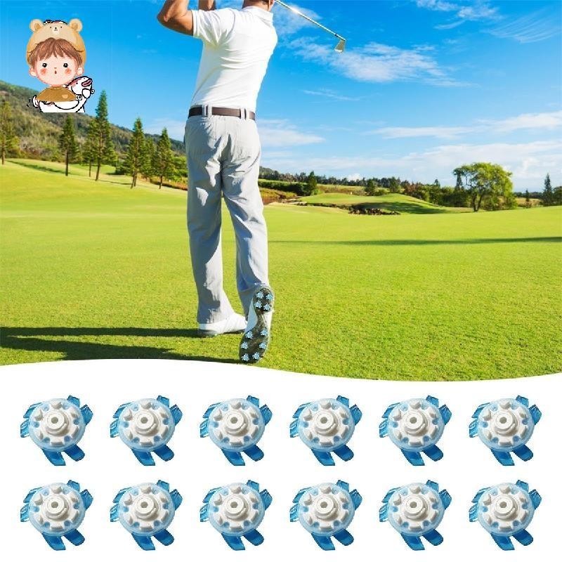 Golf Shoe Spikes 12-Pack Non-Slip Golf Shoe Spikes Quick-Spinning ...