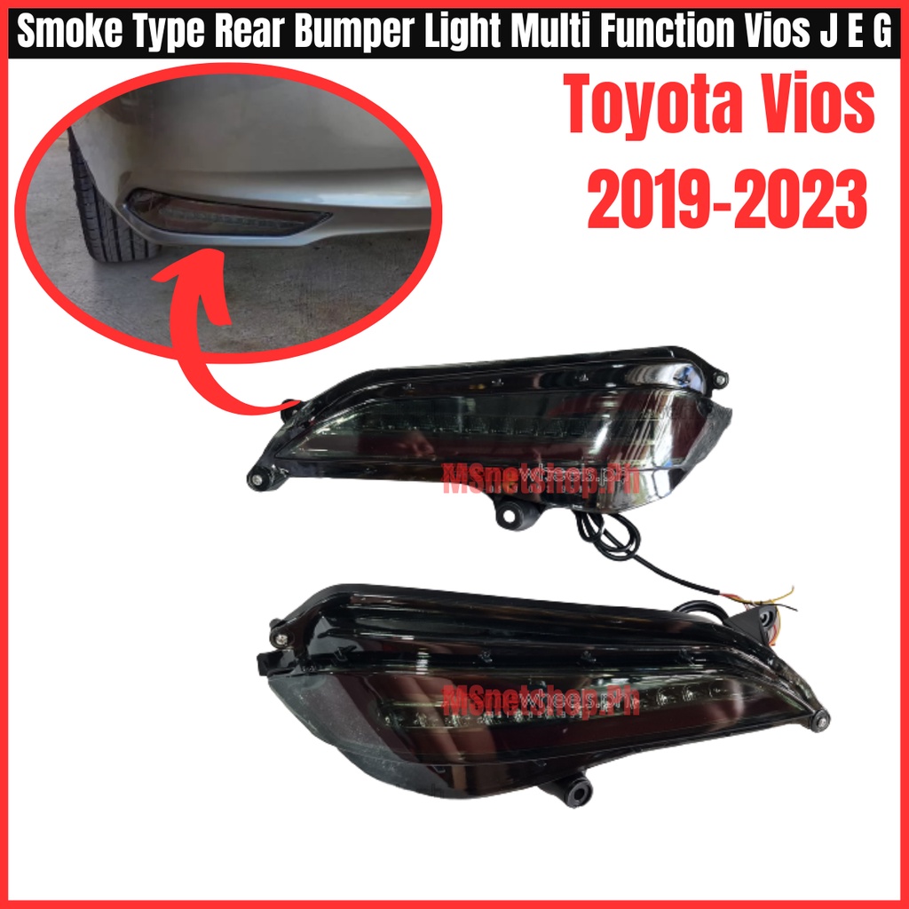Toyota Vios All Variant 2019-2023 Smoke Type Rear Bumper Light Multi ...