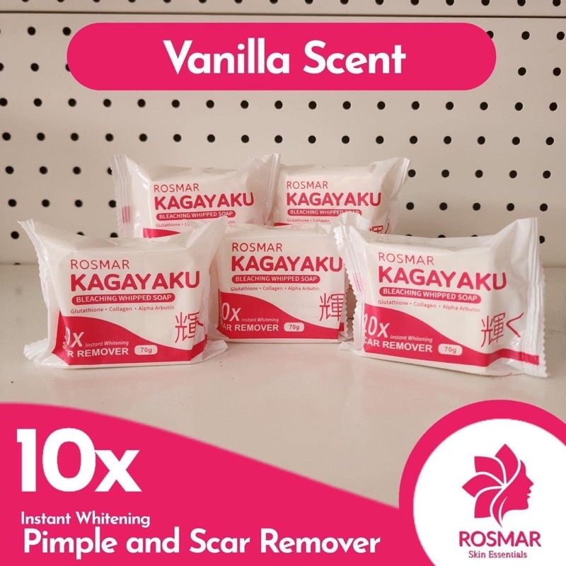 ROSMAR KAGAYAKU SOAP 10Pc Vanilla NEW PACKAGING (readytoship with ...