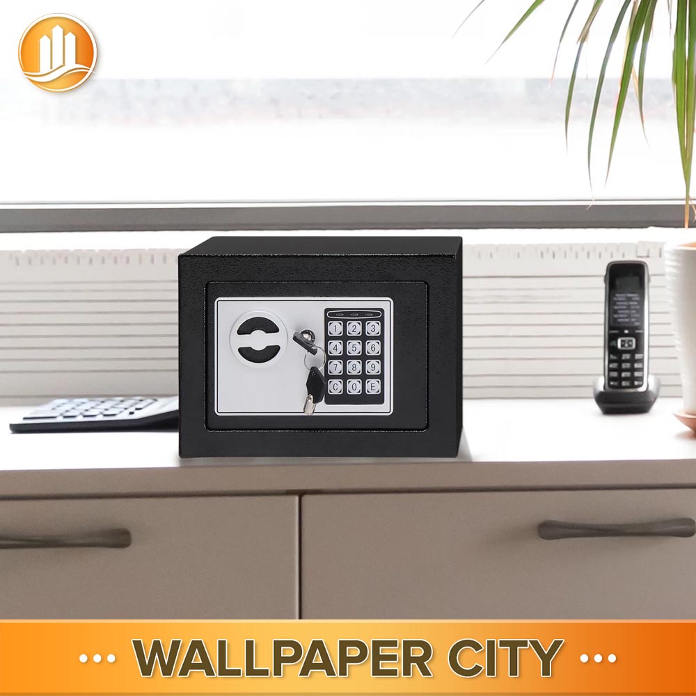 WPC Digital Wall Safe Box Keypad Lock Steel Money Storage Box | Shopee ...
