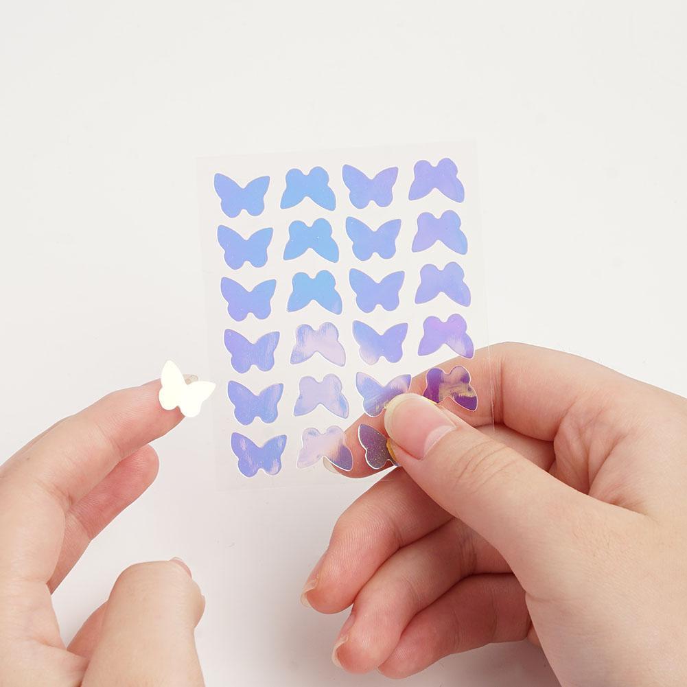 Colored Heart Pimple Patch Love Shaped Hydrocolloid Butterfly Circle ...