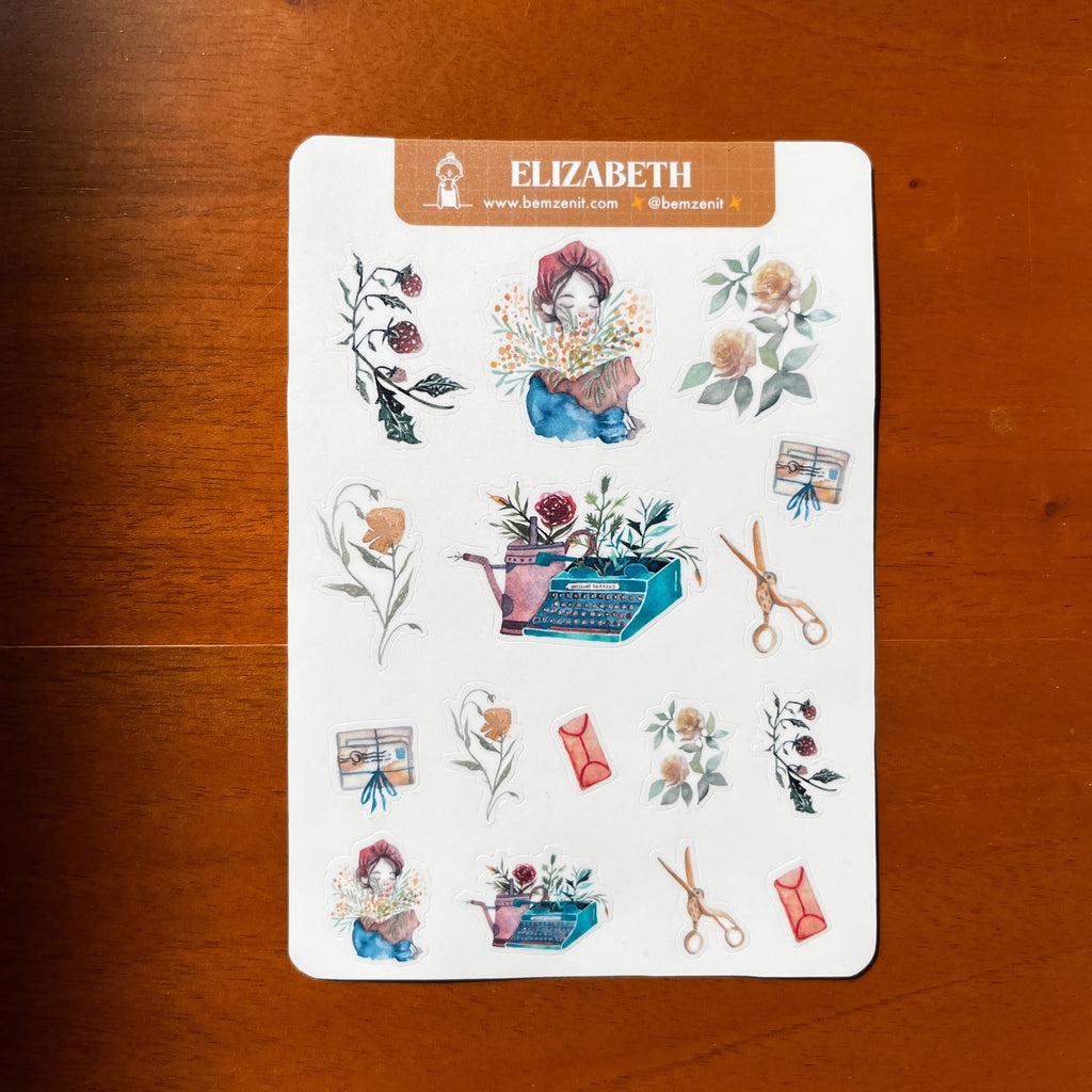Elizabeth Sticker Sheet | Shopee Philippines