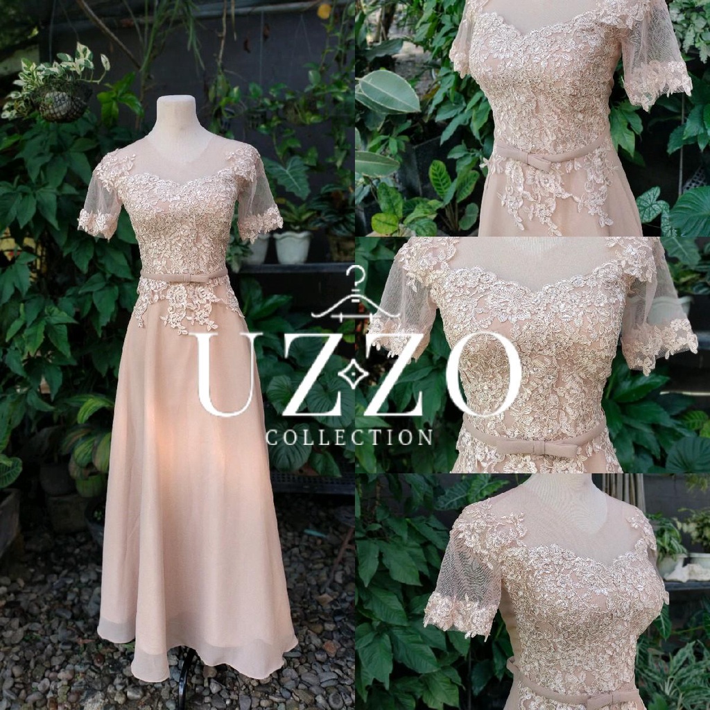 Mother of the Bride / Ninang Gown / Principal Sponsor Long Gown ...