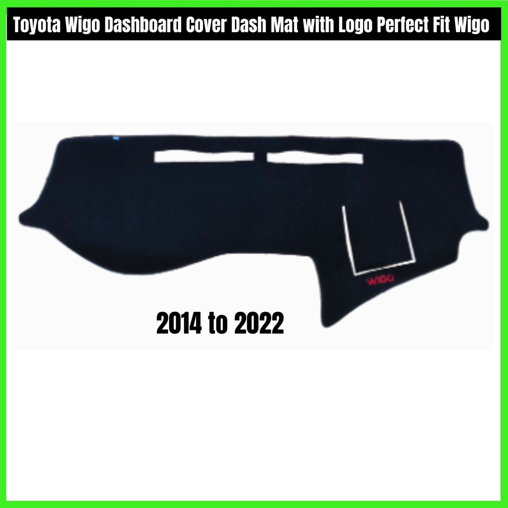Toyota Wigo Dashboard Cover Dash Mat with Logo Perfect Fit Wigo 2014 to ...