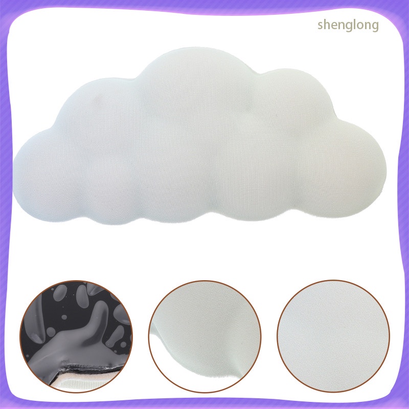Mouse Pad Keyboard Yunduo Wrist Gaming Rest Cloud Arm Desk Memory Foam ...