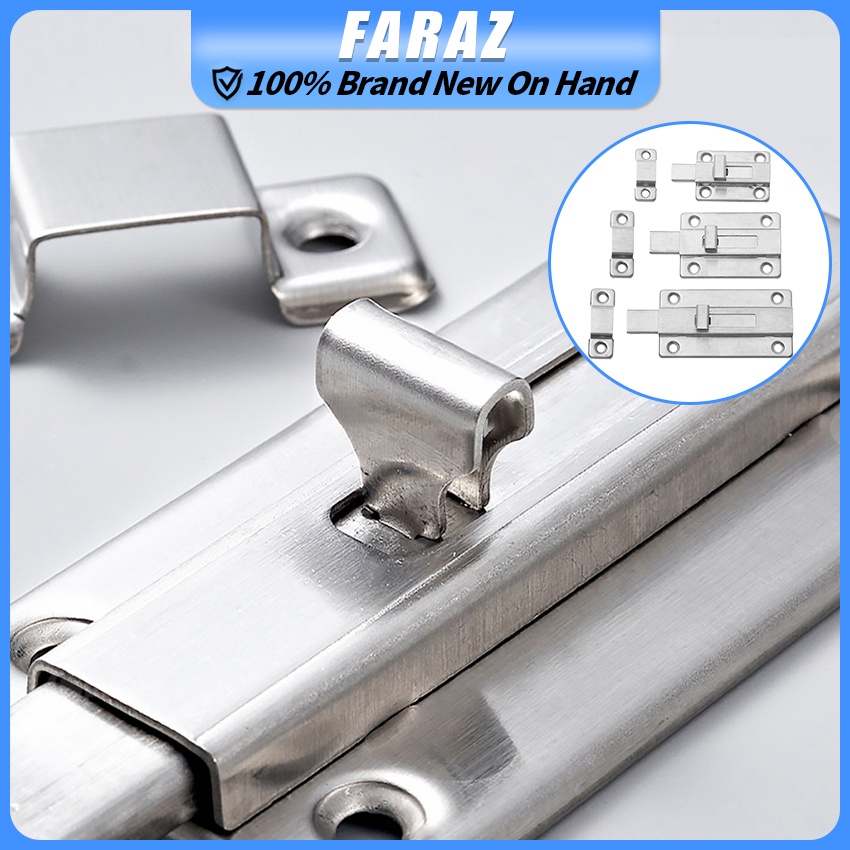 Durable 2/3/4 Inches Stainless Door Shed Lock Bolt for Toilet Bedroom ...