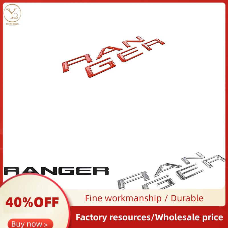 Tailgate Insert Letters for Ford Ranger 2019 2020, 3D Raised & Decals ...