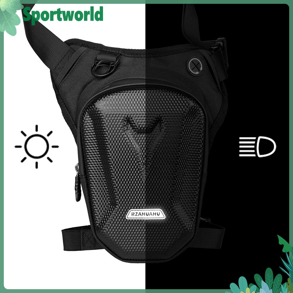 RZAHUAHU Motorcycle Bag Leg Hard Shell waterproof Moto Racing Leg Bag ...