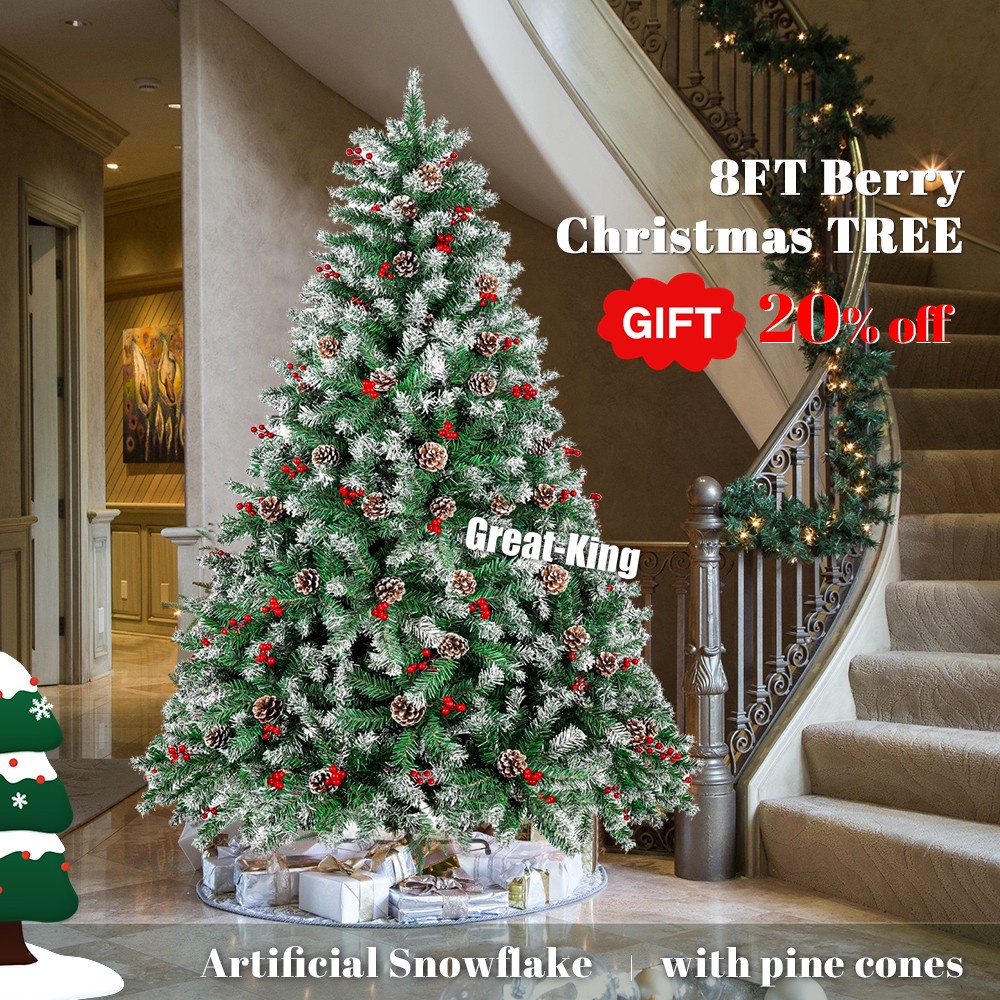 8FT Berry Christmas Tree full set christmas tree with decor set ... 8FT Berry Christmas Tree full set christmas tree with decor set ...