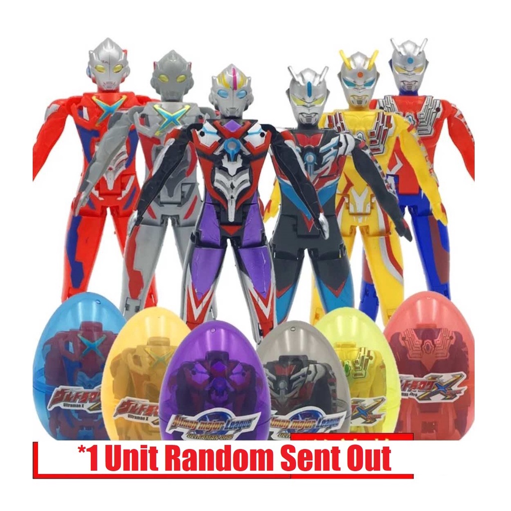Ultraman Surprise Eggs Toys Birthday Party Egg Toy Transform Mainan ...