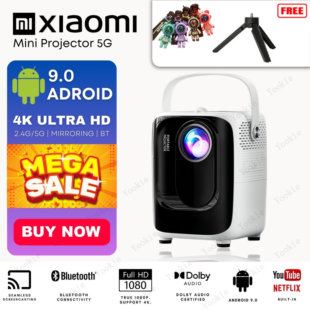 Xiaomi S10 Smart Projector 1080P Ultra Clear HD With Bluetooth Home ...