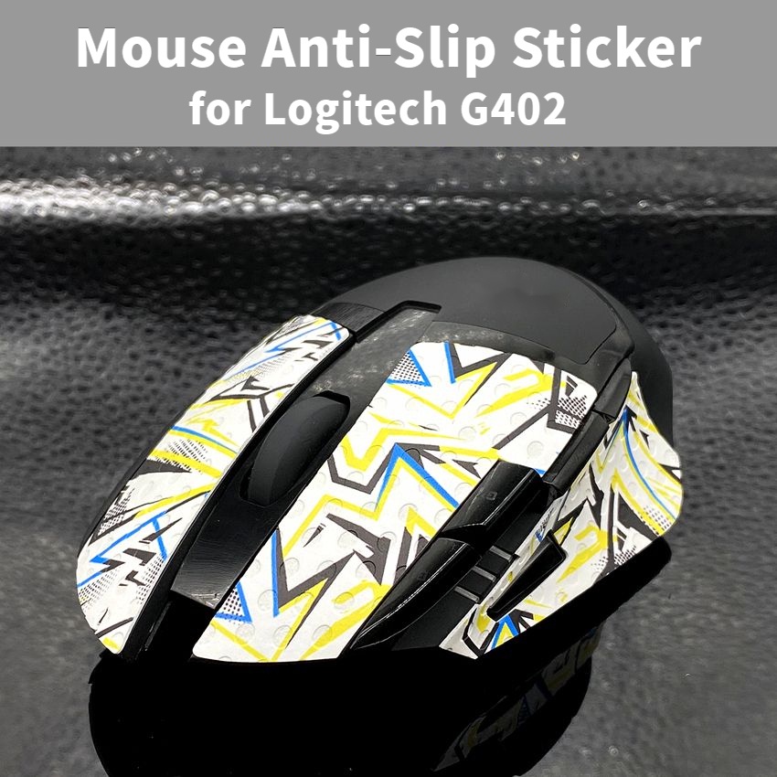 Compatible for Logitech G402 Wired Mouse Anti-Slip Tape Sweat-Absorbent ...