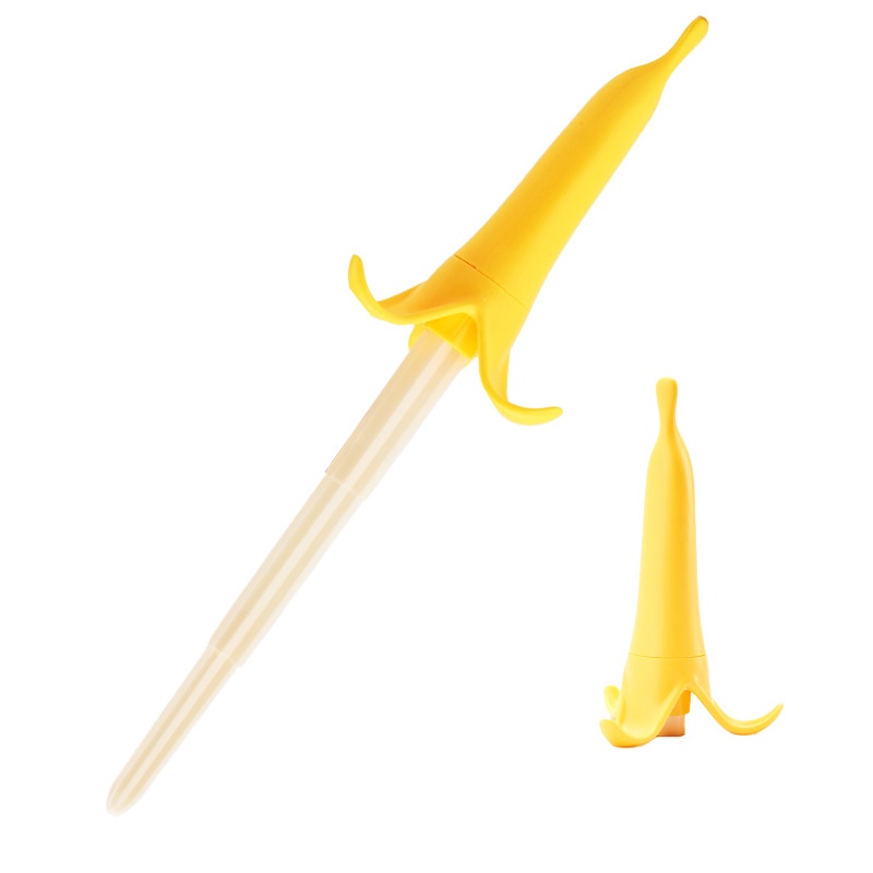 3D Printed Samurai Telescopic Sword Banana Sword Children's Short Fun ...