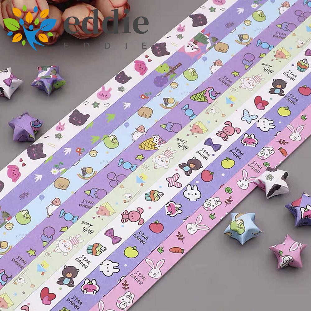 26EDIE Origami Stars Paper, Star Paper Strips Paper Craft Star Folding ...