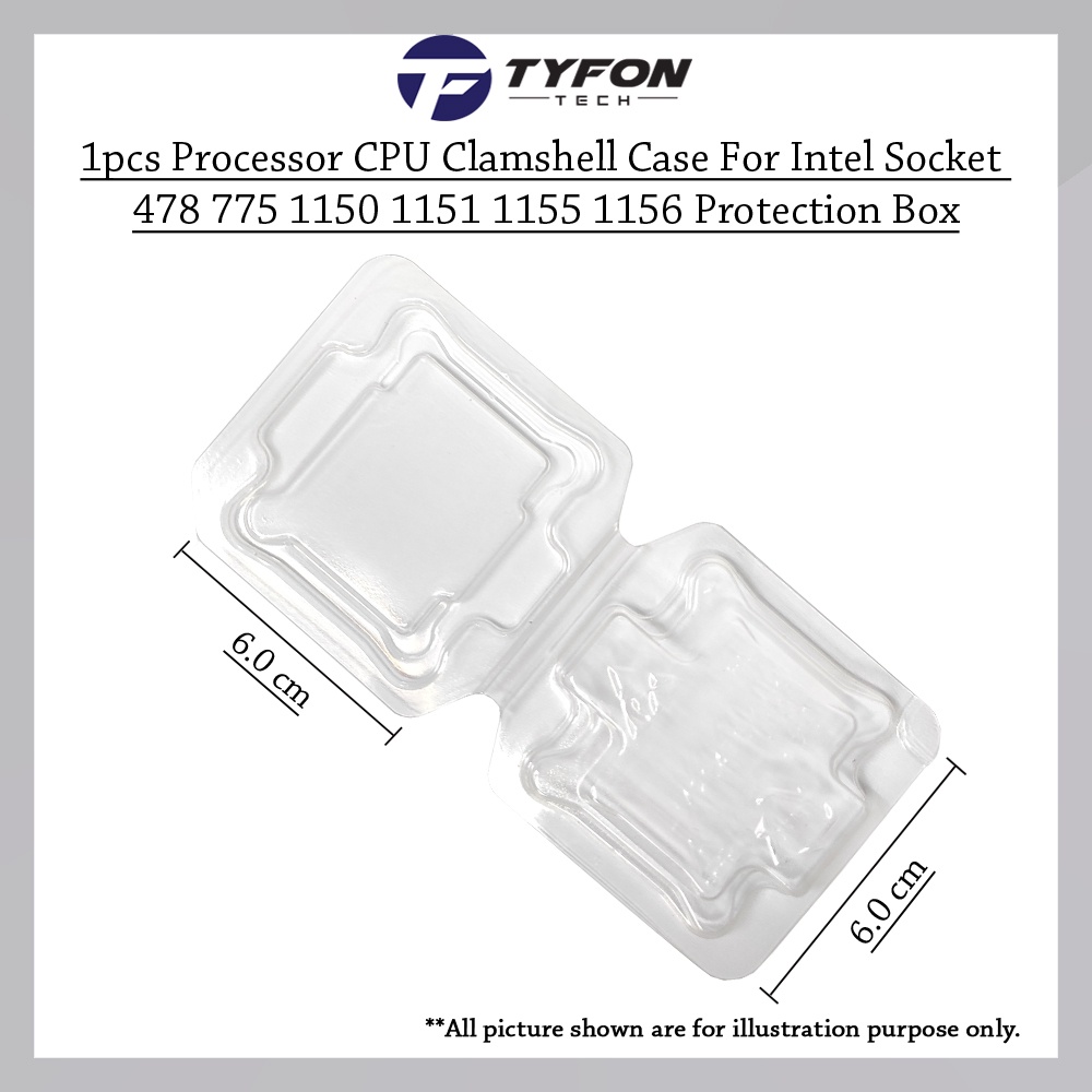 1pcs Processor CPU Case Clamshell Case For 12 13 14 Gen Processor Intel ...
