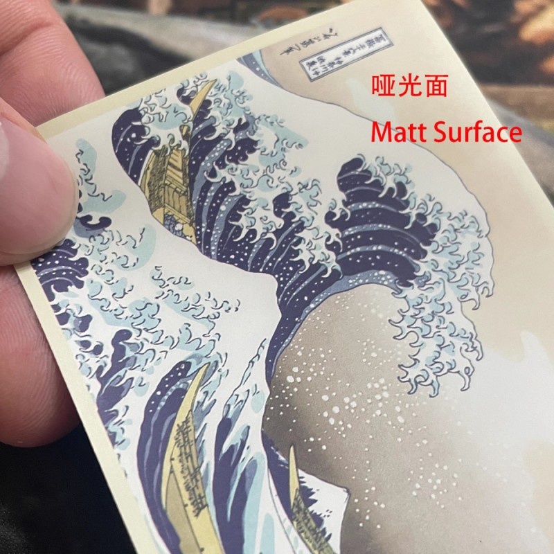 Matte Kanagawa Surfing Wave Card Sleeves Perfect for Magic The ...