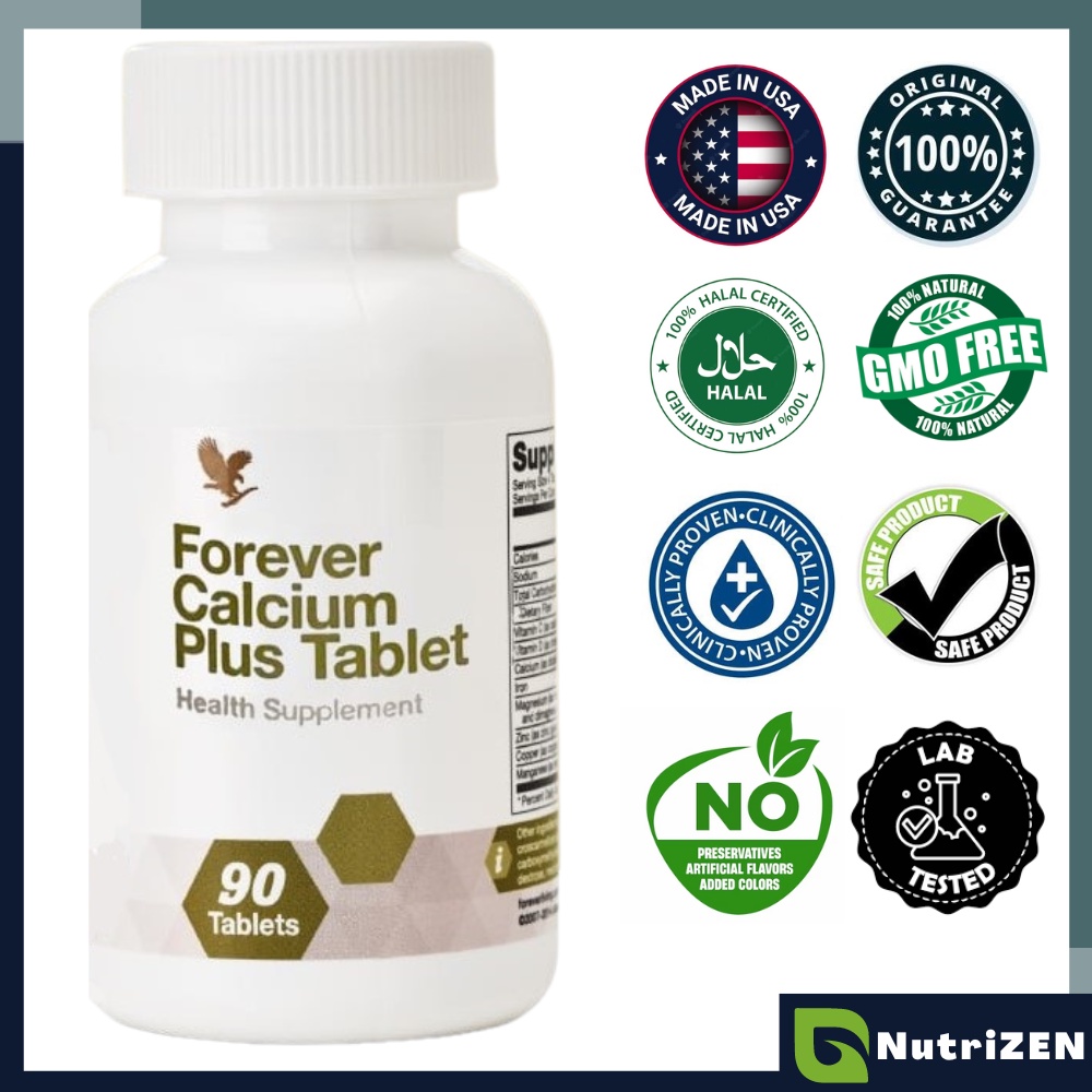 FOREVER Calcium Plus Tablet (90 Tablets) | Shopee Philippines