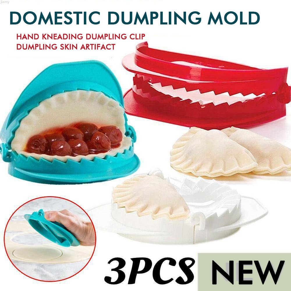 ♟jiamy 3Pcs/Set DIY Dumpling Maker Mould Dough Press Meat Pie Pastry ...