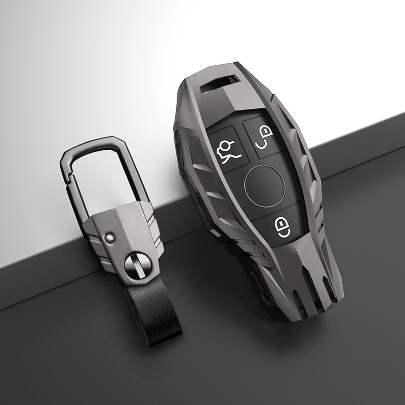 XM-Car Key Case Cover For Mercedes Benz AMG A C E S series E200L E300L ...
