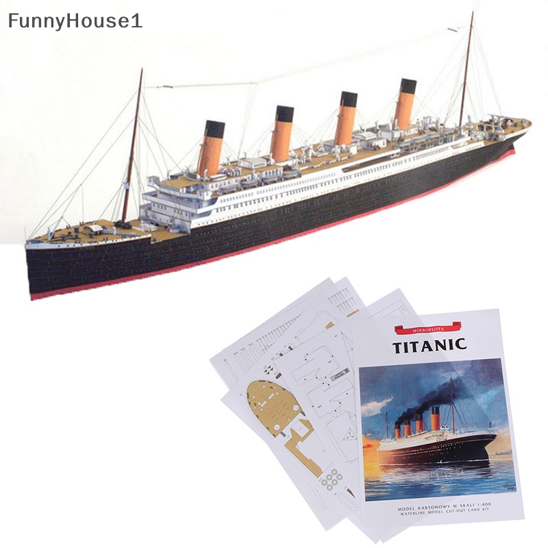 FH 1:400 DIY Handcraft Titanic Ship 3D Paper Model Sets Toys FH ...