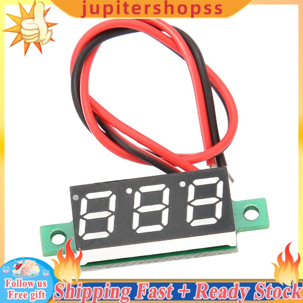 Jupitershopss 0.28 Inch Mini Digital Voltmeter DC 4.0-30V LED Voltage ...