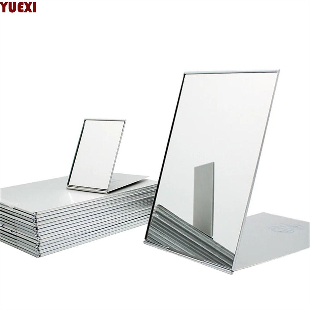 YUEXI Folding Mirror, Aluminum Foldable Makeup Mirrors, Small Mirror ...