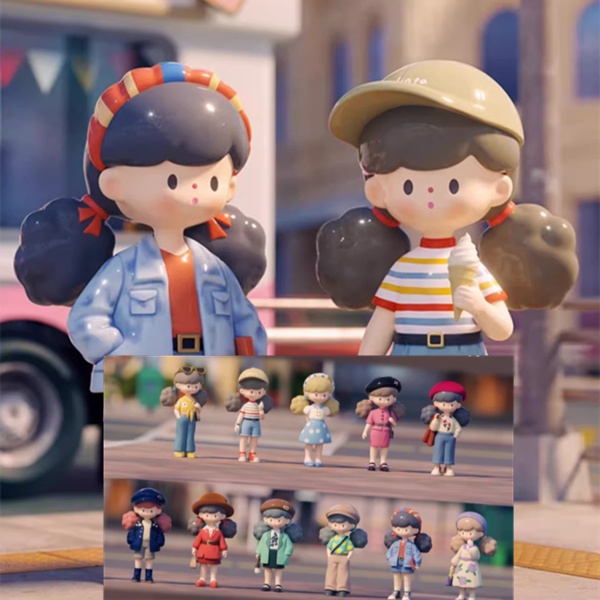 HGTOYS ★ [Optional] [Genuine] F.UN Molinta Retro style Series Blind Box ...
