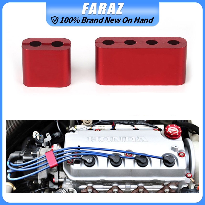 Set of 3 Car Spark Plug Cable Separator Aluminium Alloy Ignition Line ...