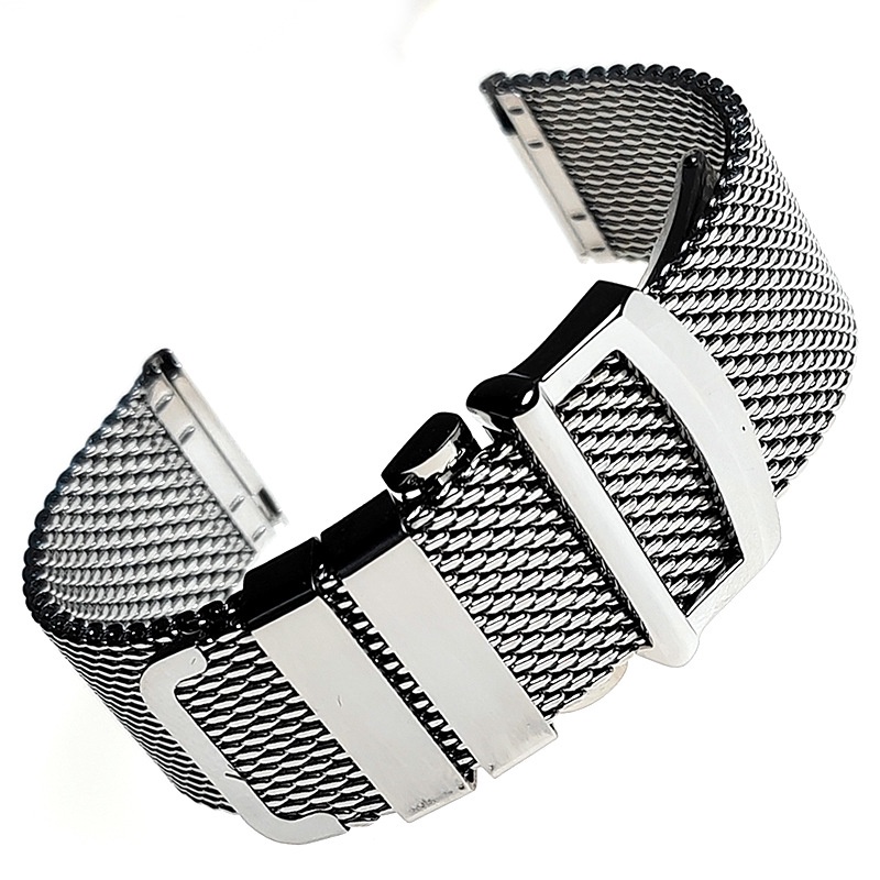 20mm 22mm Mesh Stainless Steel Watch Strap for IWC PORTOFINO ...