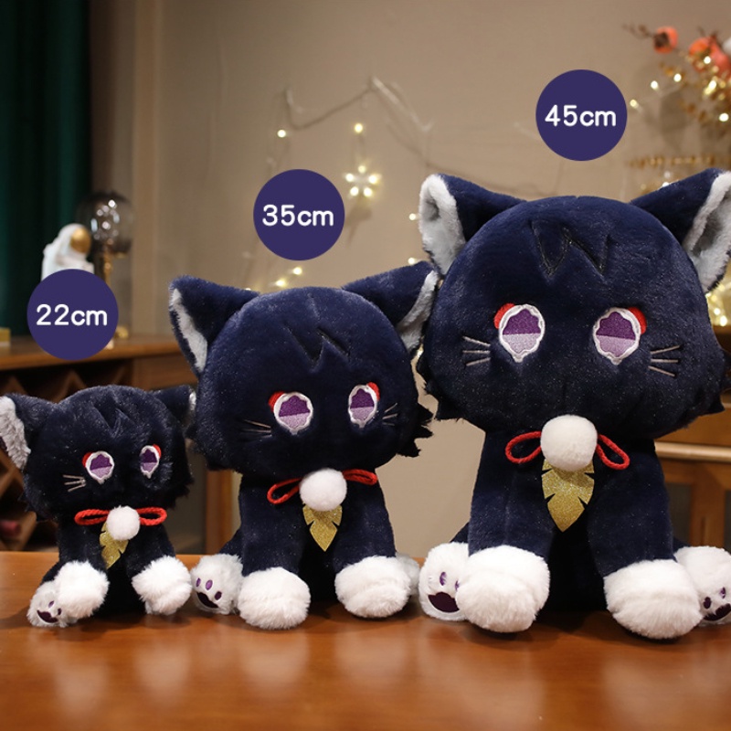 Genshin Impact Wanderer Cat Plush Toys Teyvat Zoo Kunikuzushi Cartoon ...