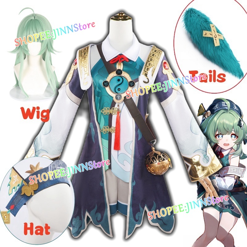 - JINN - Game Honkai Star Rail Huohuo Cosplay Costume Cute Loli Huo Huo ...