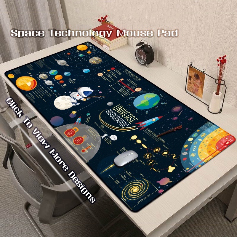 Extended Mouse Pad Gaming Mousepad Large Desk Mat Keyboard Soft And ...