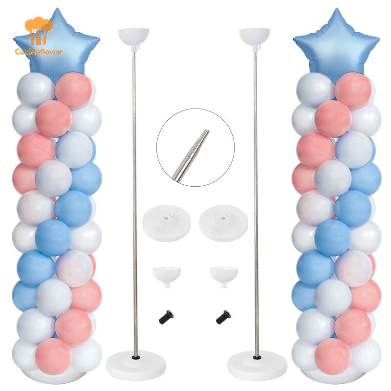 CKFR Balloon Column Stand Kit,Adjustable Balloon Column Kit, Metal ...