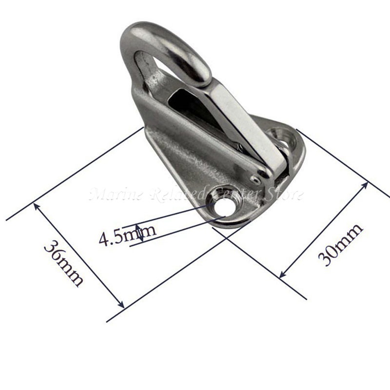 1/2pc 316 Stainless Steel Fending Hooks Fender Spring Clip Fender Eye ...