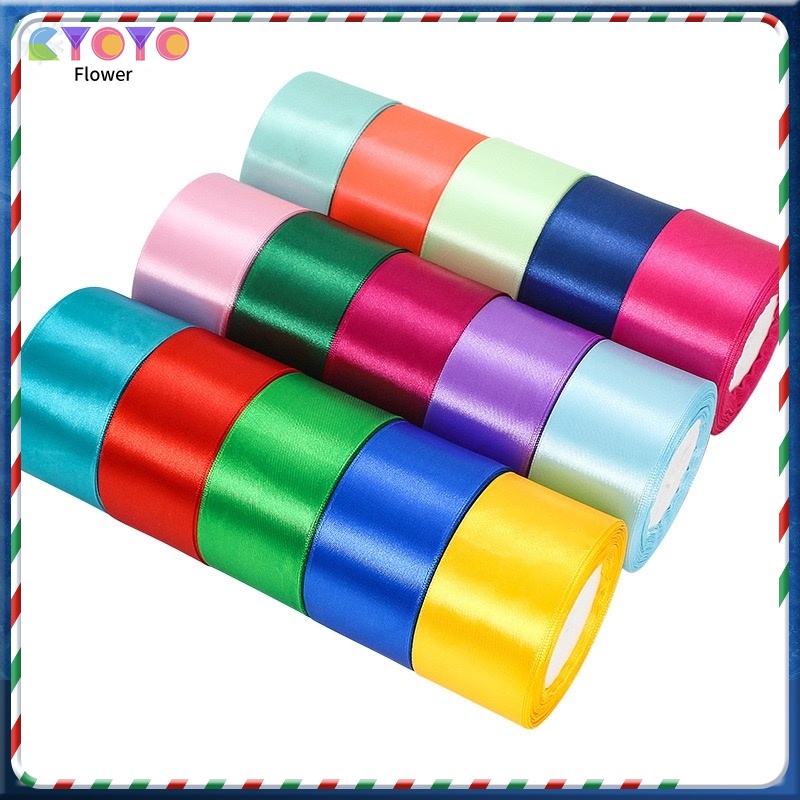 5cm (25 yards/roll) Satin Ribbon Roll Valentine's Day ribbon Birthday ...