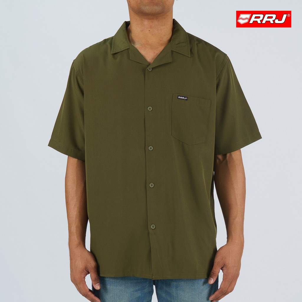 RRJ Men's Basic Woven Comfort Fitting Short Sleeve Polo for Men Trendy ...