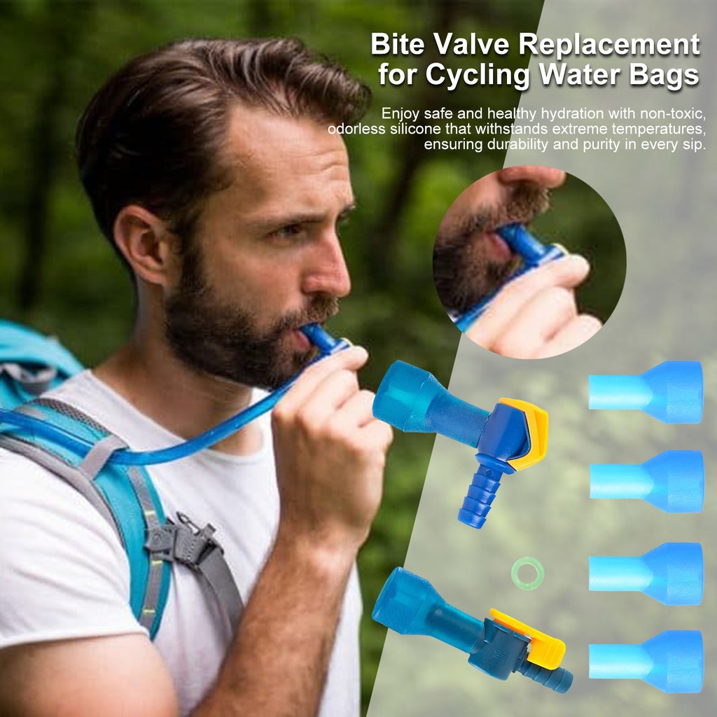 LEM- Bite Valve Replacement Hydration Pack Mouthpiece with 2 Hose ...