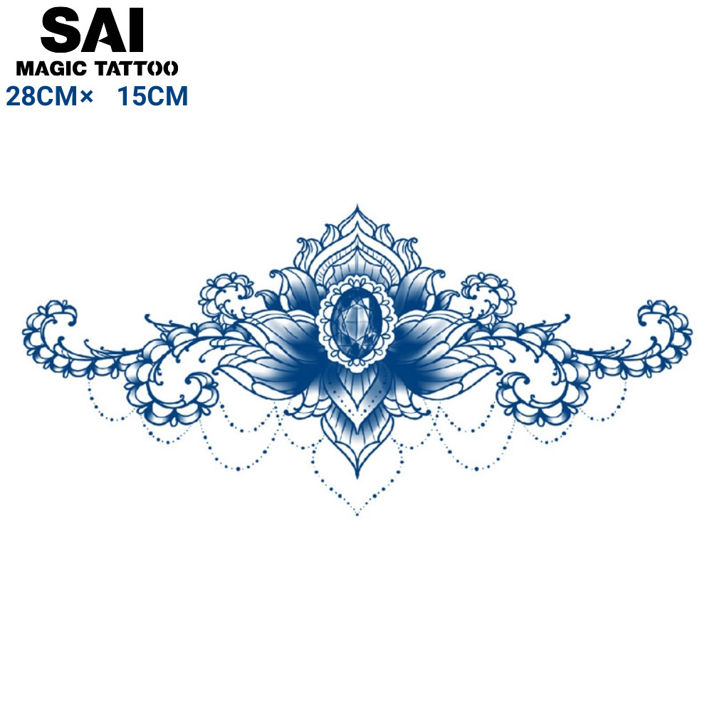 SAI MAGIC TATTOO 010 Lasts To 2 Weeks Tattoo Sticker Waterproof Long ...