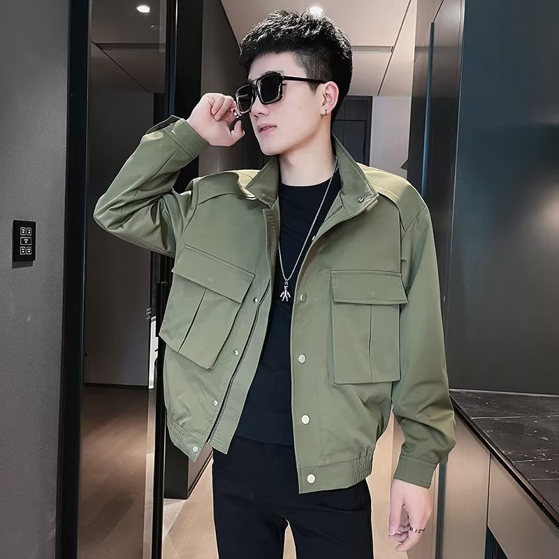 Fashion Versatile Work Jacket Jacket Jacket Men'S New Trend Design ...
