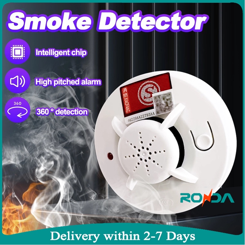 Wireless Smoke Detector Fire Alarm Smoke Sensor Home Fire Alarm Come ...