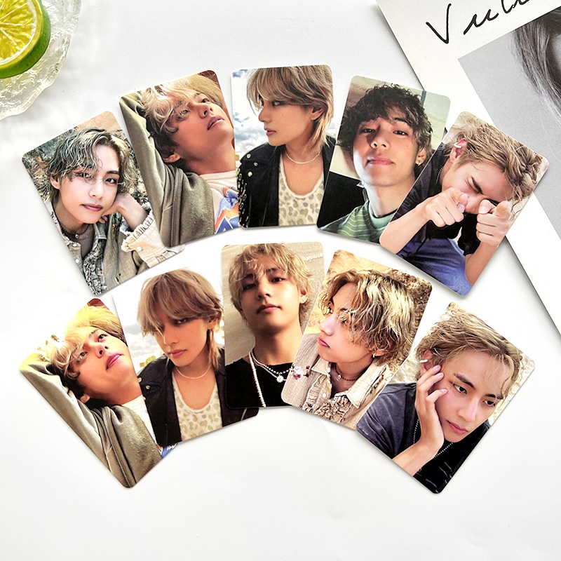 5pcs/set V New Album Layover Photocards Solo LOMO Cards Kim Taehyung BT ...