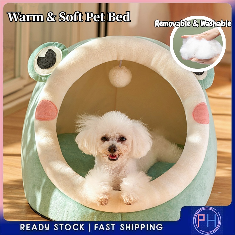 Cat Bed Dog Bed Removable Washable Cat House Pet Dog Bed for Shih Tzu ...